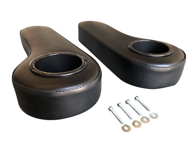 Golf Cart Arm Rest for Rear Seat - Arm Cushion with Cup Holder - Black ...