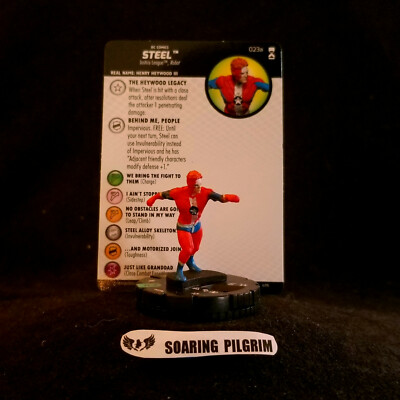 STEEL - 023a - Uncommon Figure DC Heroclix Rebirth Set #23a | eBay