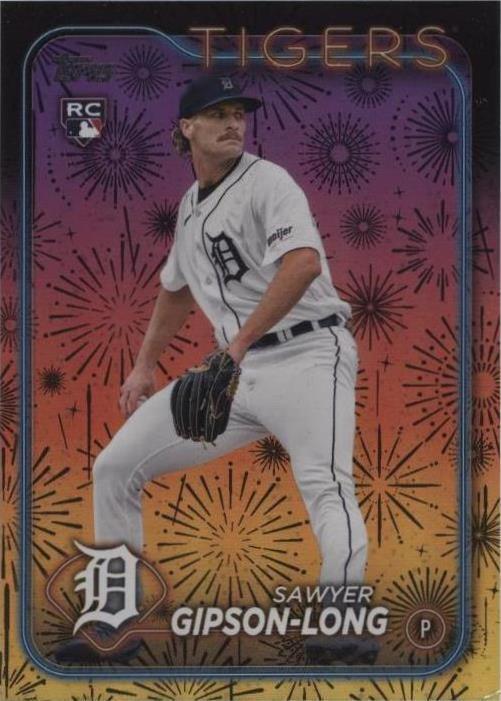 2024 Topps Series 2 - Sawyer Gipson-Long #616 Fireworks /5 (RC) for ...
