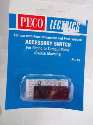 Peco Lectrics accessory switch for turnout motor PL-13 G86 | eBay