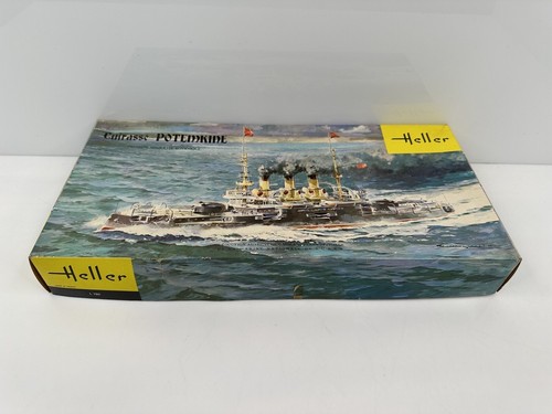 Vintage 1969 Heller Cuirasse Potemkine Ship Boat Model Kit L780 HTF | eBay