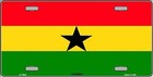 Ghana Flag Metal Novelty License Plate Tag LP3944 | eBay