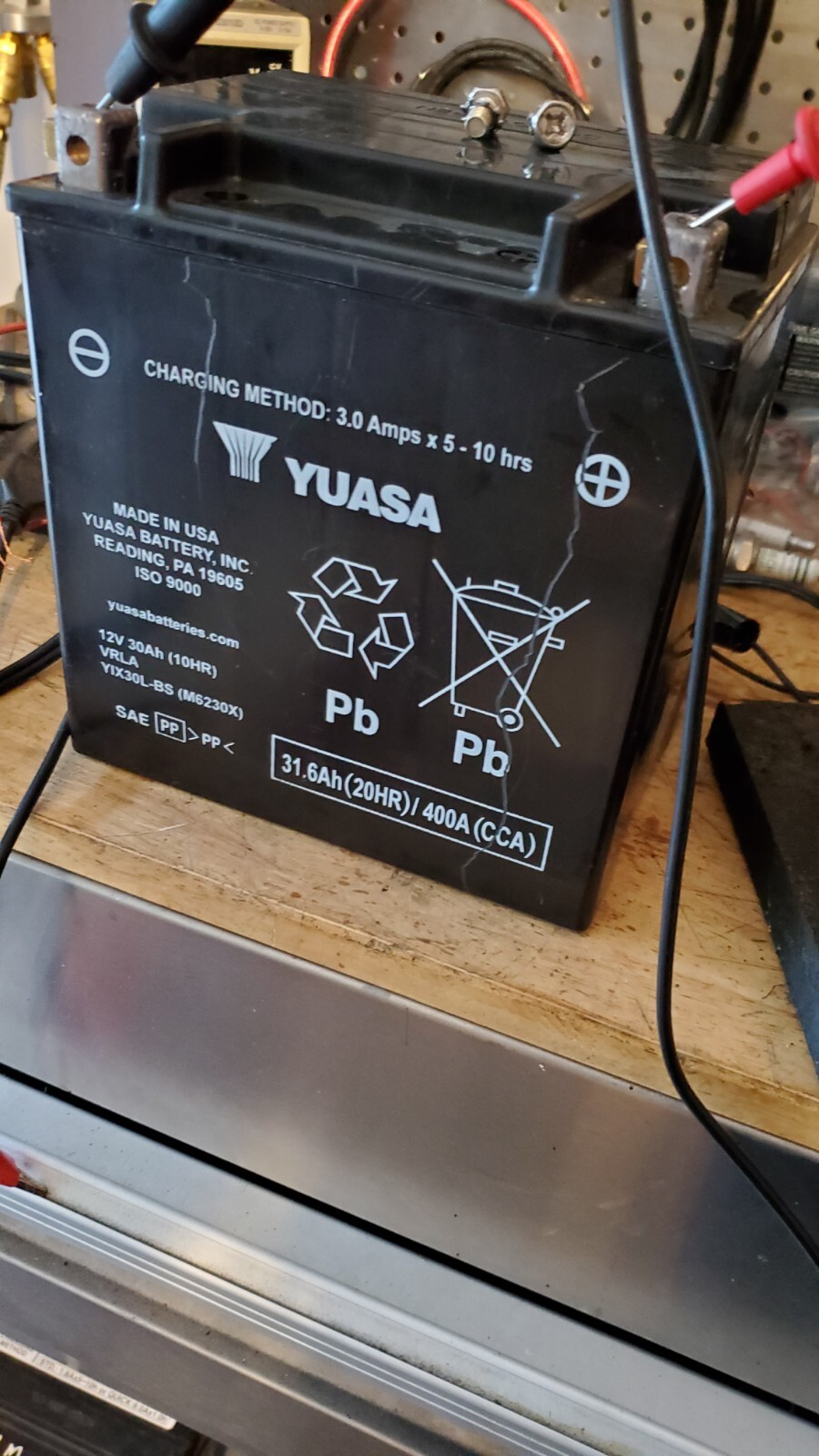 Yuasa High Performance Maintenance Free Battery YIX30L-BS 400 CCA ...