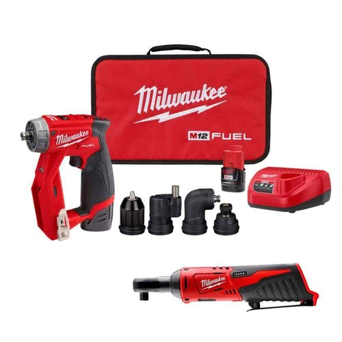 M12 FUEL 12V Lithium-Ion Brushless Cordless 4-in-1 Installation 3/8 in ...