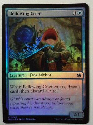 Bellowing Crier *FOIL Common* Magic MtG x1 Bloomburrow | eBay
