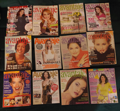 AVANTAJE - Romanian Women Trend/Seasons/Health Collectible Magazines ...