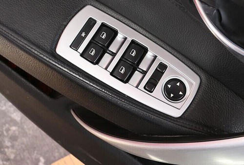 Fit For BMW X3 E83 2006-2010 Matte Silver Car Door Window Switch Lift ...