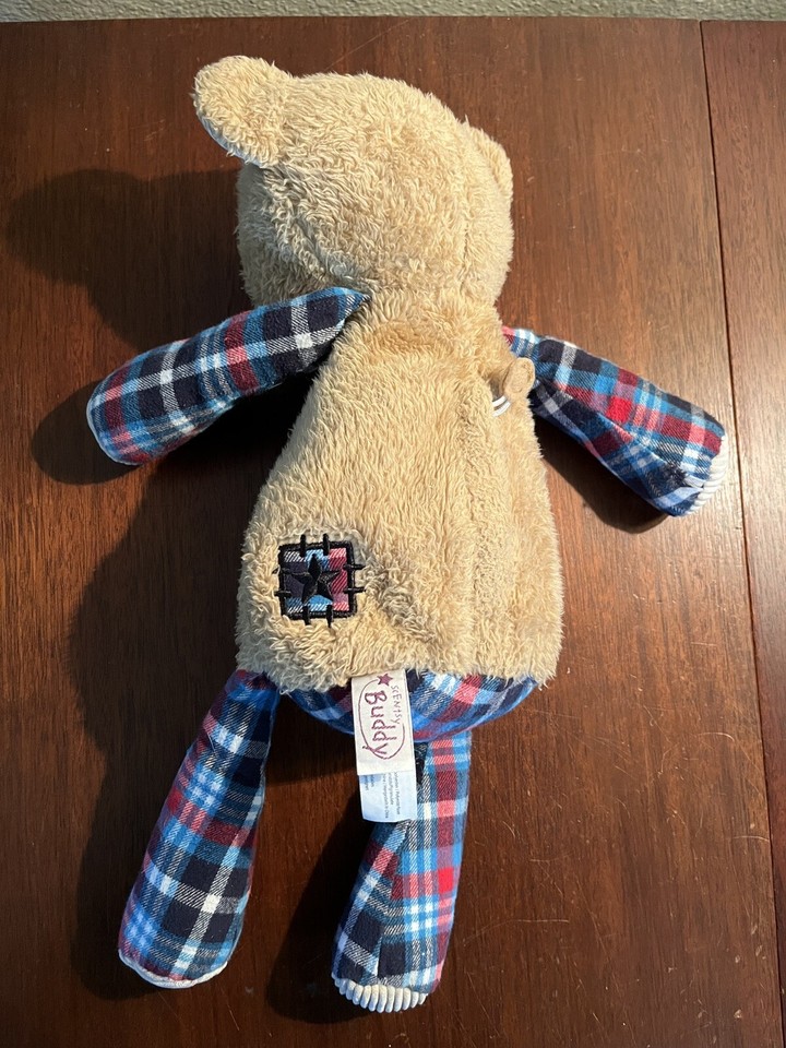 Scentsy Buddy Boulder The Bear Plush Plaid RETIRED! Scent Pack | eBay