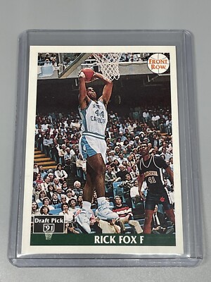 Rick Fox 1991 Front Row Draft Pick 🏀 Japanese #3 NC Tar Heels Lakers ...