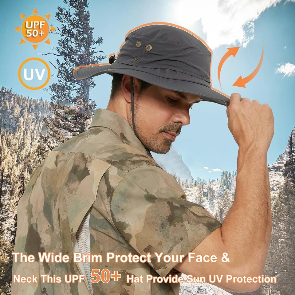 Plus Size XL XXL Sun Hats for Men Bucket X-Large-XX-Large, Plc927light ...