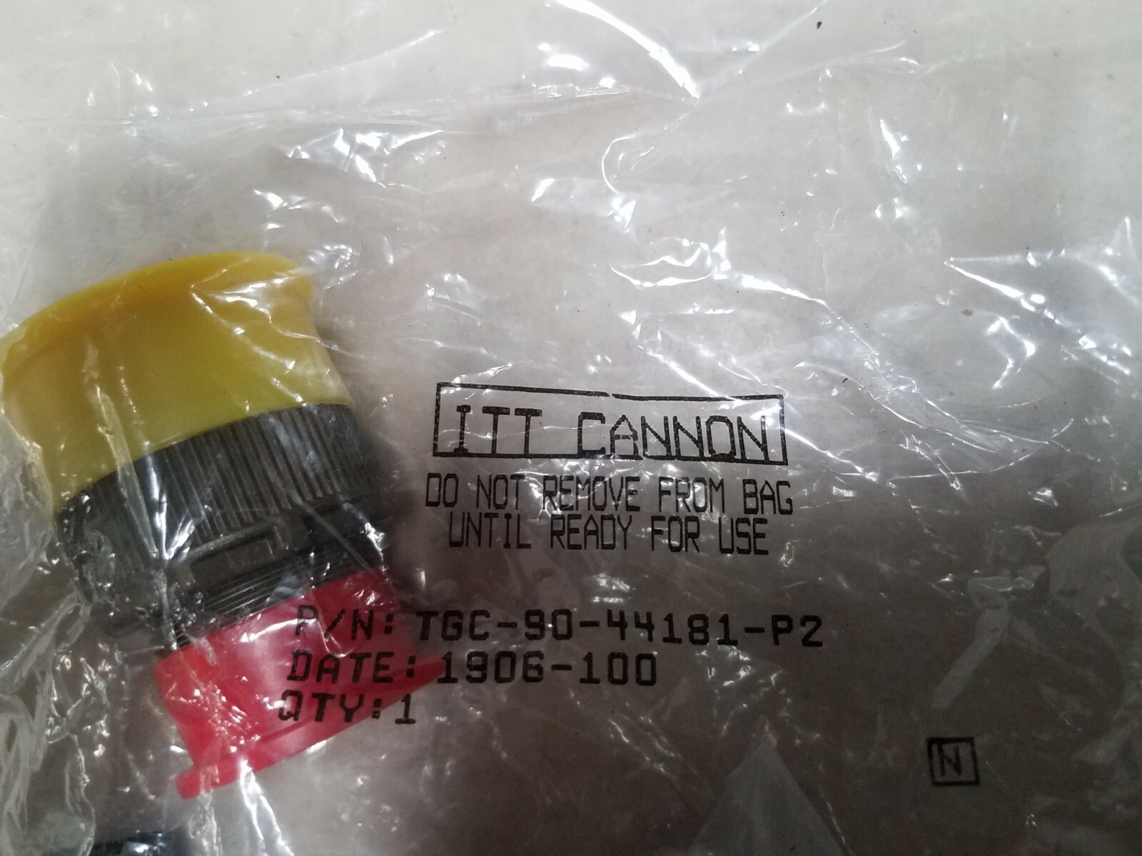 ITT / Cannon TGC-90-44181-P2 MS3106E18-1SW WITH MS3420-10 | eBay