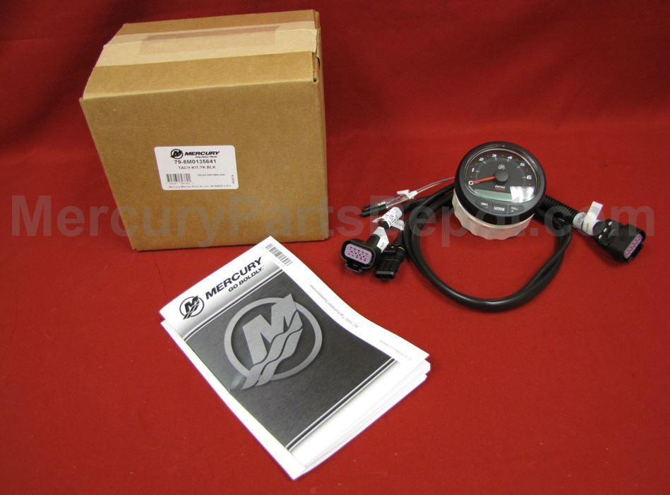 Mercury SmartCraft SC1000 Tachometer Black P/N#: 79-8M0135641 SS ...