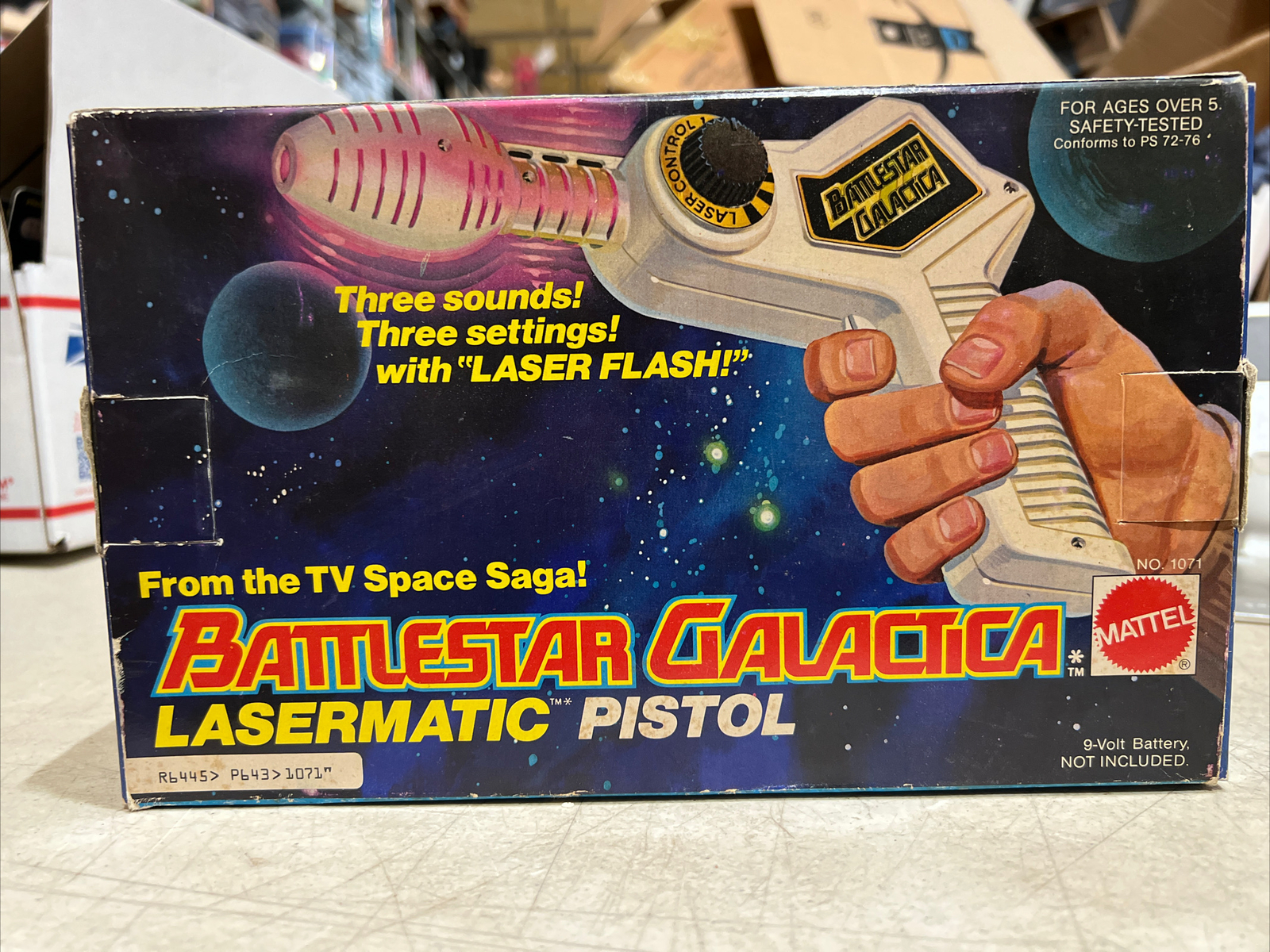 VINTAGE MATTEL BATTLESTAR GALACTICA LASERMATIC PISTOL | eBay