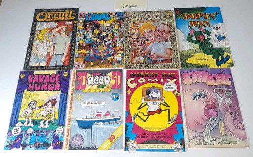 LOT 21 ADULT UNDERGROUND COMICS 60s 70s | eBay