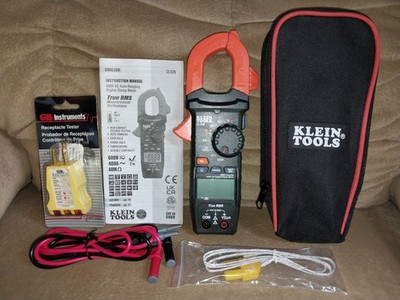 Klein Tools CL320 AC Auto-Ranging Digital Clamp Meter Case & Receptacle ...
