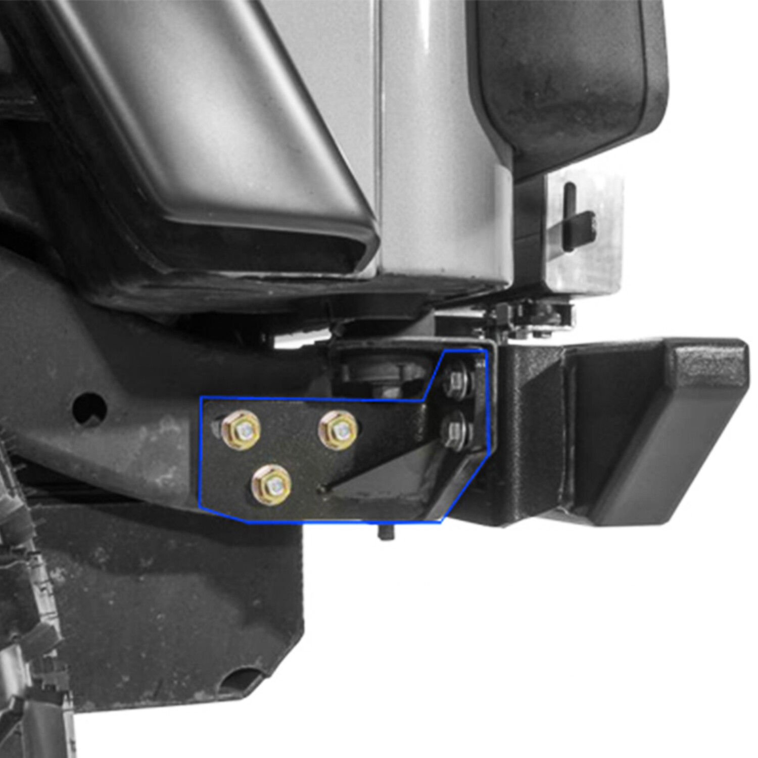 1987-1995 Jeep Wrangler YJ Rock Hard 4x4 Heavy Duty Rear Frame Brace Kit