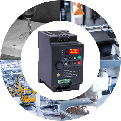 2 HP 3 Phase Motor Variable Frequency Drive VFD Speed Controller 220VAC ...