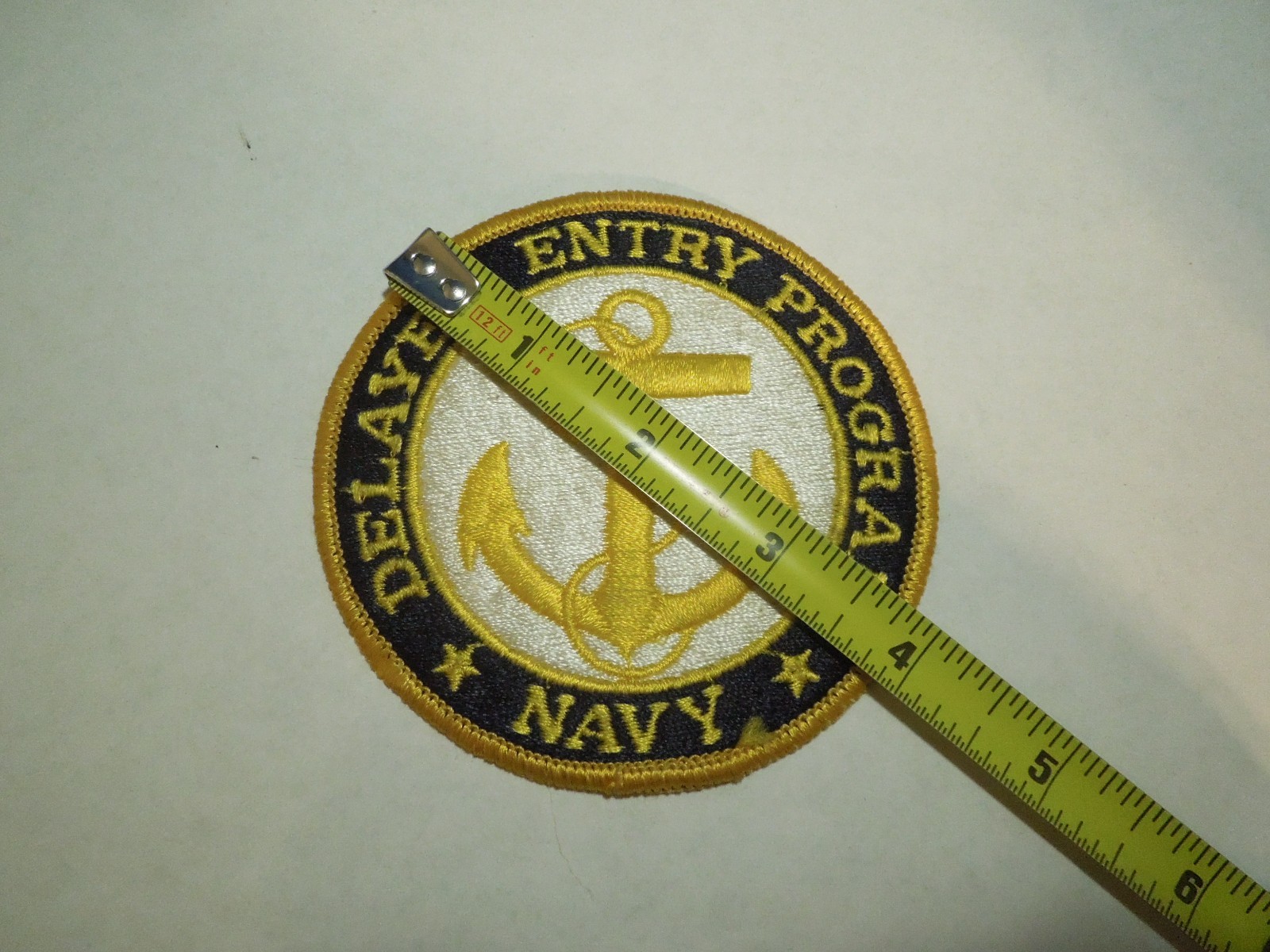 Delayed Entry Program Navy United States of America Round Iron On Patch ...