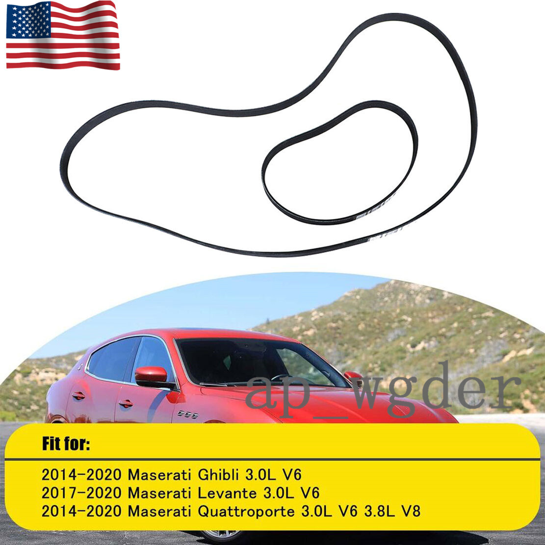 For Maserati Ghibli Quattroporte Levante V6 Belt Kit 278950 278940 ...