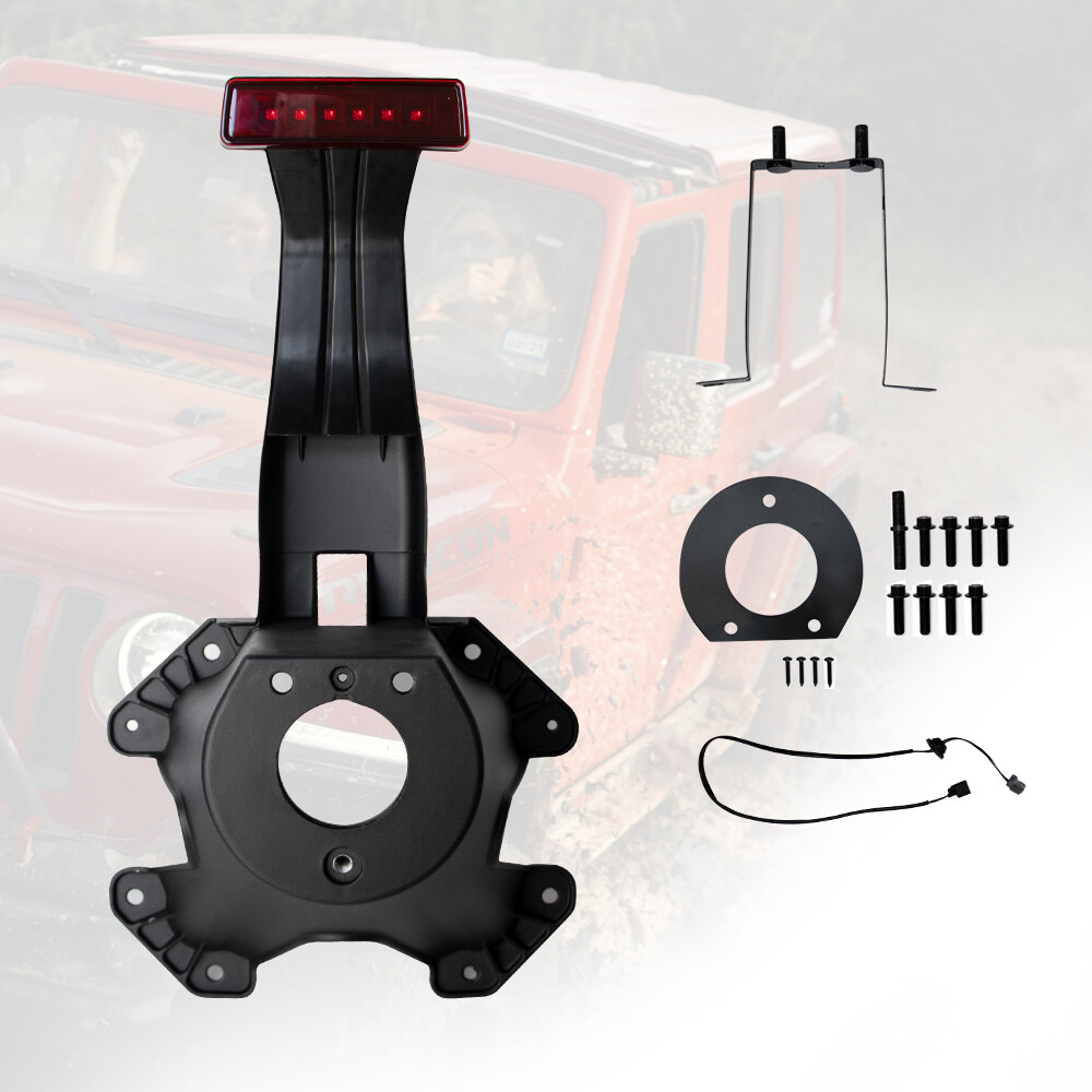 For Jeep Wrangler JK 2007-2018 Spare Tire Holder Mounting Bracket ...