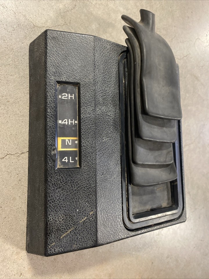 73-87 Chevy GMC Truck BLACK Center Floor 4x4 Shift Console 73-91 K5 ...