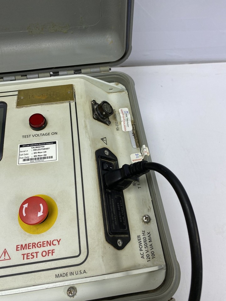 Megger Three Phase Transformer Turns Ratio TTR Tester Catolog 550503 | eBay