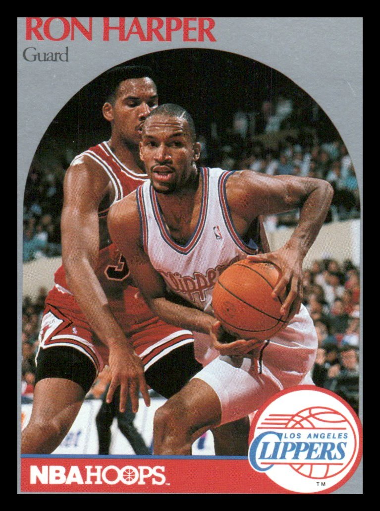 1990-91 Hoops #146 Ron Harper NBA Basketball L.A Clippers | eBay