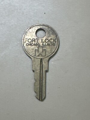 Vintage Factory FORT LOCK Key #54 | eBay