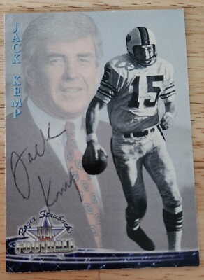 🏈JACK KEMP AUTOGRAPHED 1994 TED WILLIAMS CARD CO CARD #7 | eBay