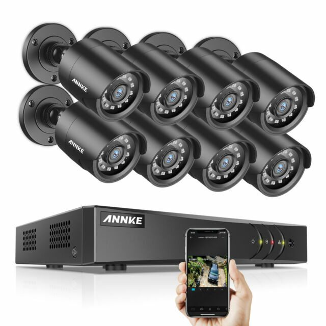 ANNKE DW81KD-V3+51BH*8 5mp Lite DVR 1080p CCTV Outdoor Security Camera ...