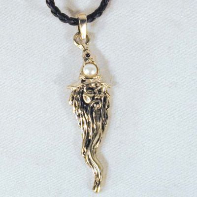 WIZARD HEAD ROPE NECKLACE RN610 closeout midevil item men women jewelry ...