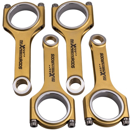 4x Racing 4340 EN24 Steel Connecting Rod Conods for Mercedes Benz M270 ...