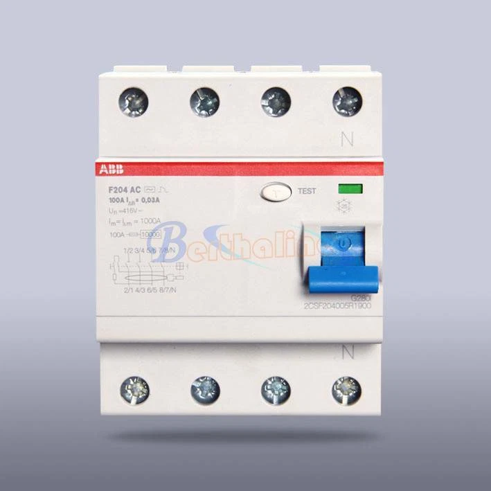 80 Amps ABB F204 AC-80 0,03 Pole RCCB, 58% OFF