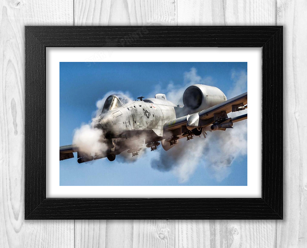 A10 Thunderbolt II Warthog 1 A4 reproduction picture poster with choice ...
