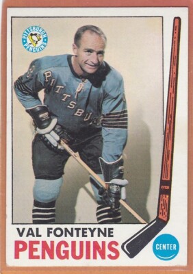 1969-70 TOPPS HOCKEY VAL FONTEYNE #119 PENGUINS EX+ *A10372 | eBay