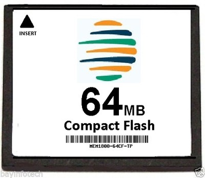 MEM1800-64CF 64MB Flash Memory 3rd Party For 1800 Series Routers | eBay