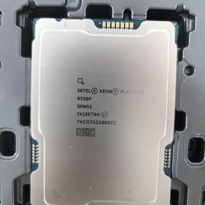 INTEL XEON Platinum 8558P SRN52 48C 2.7GHZ/4GHZ 350W CPU Débloqué Full ...