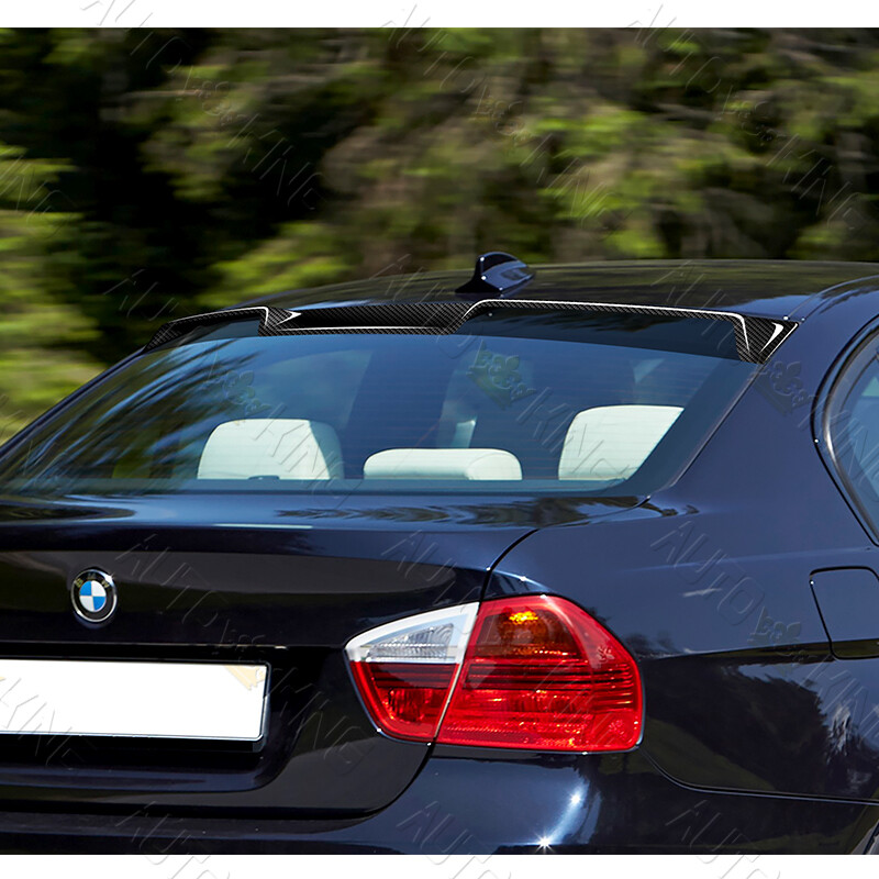 FIT 05-11 BMW 325i 328i 330i M3 E90 SEDAN CARBON FIBER REAR WINDOW ...