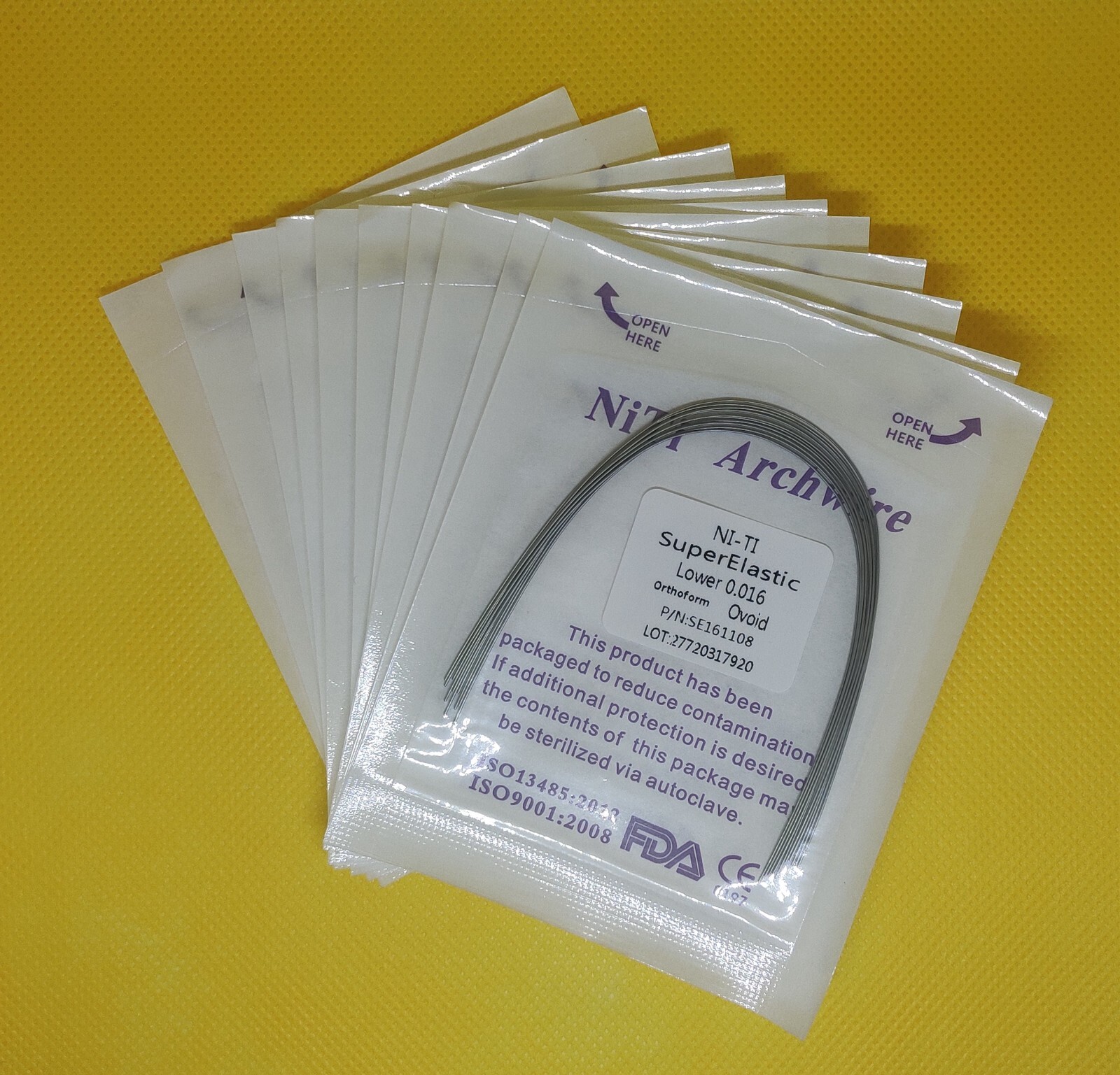 Dental Orthodontic Braces Brackets Mini Roth.022 Hook 345 /NITI Arch ...