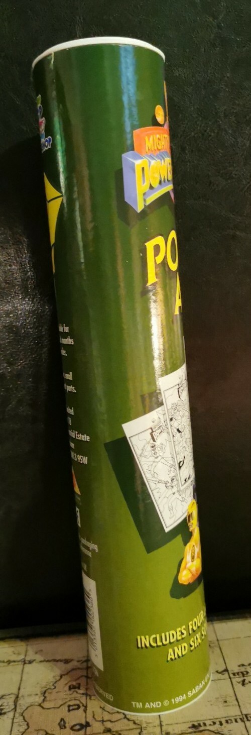NEW NOS GCP Mighty Morphin Power Rangers Art Tube 1994 - 4 Posters ...