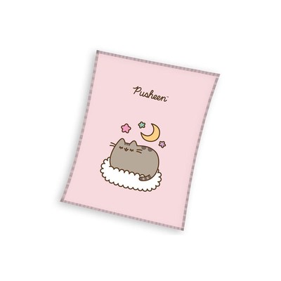 Pusheen Sonno Coperta Morbido IN Pile per Bambini Camera Rosa 130cm x ...