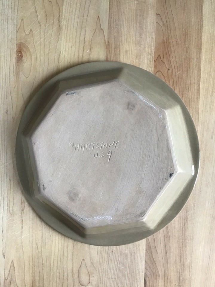 Roy Hamilton for Hartstone Decorated Stoneware Serving Bowl | eBay