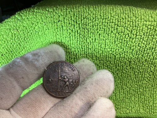 Liberia American Colonization Society Small Ship Slave Token FREE ...