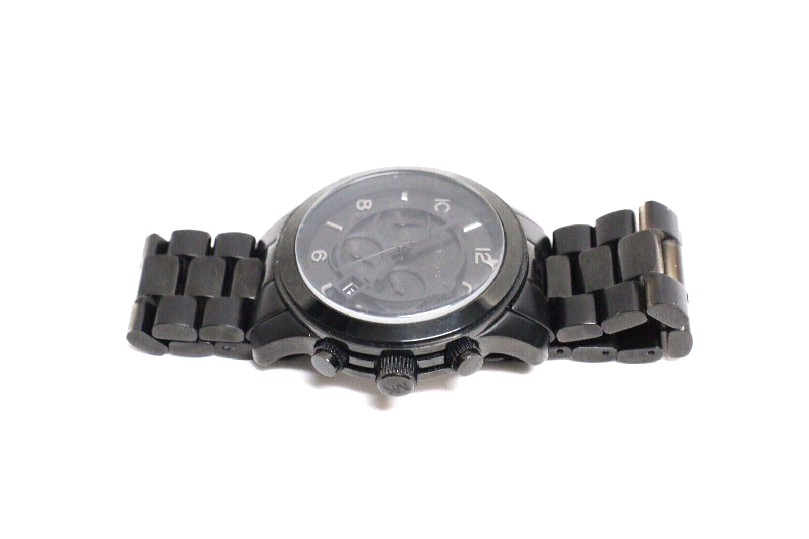 Michael Kors MK8157 Runway Chronograph Black Stainless Steel Men's ...