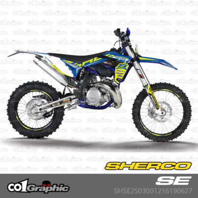 GRAPHICS DECALS STICKERS FULL KIT FOR SHERCO SE SEF 2012 2013 2014 2015 ...