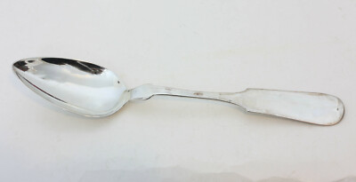 Coin Silver (.900) - Coin Silver Fiddle Back Spoon