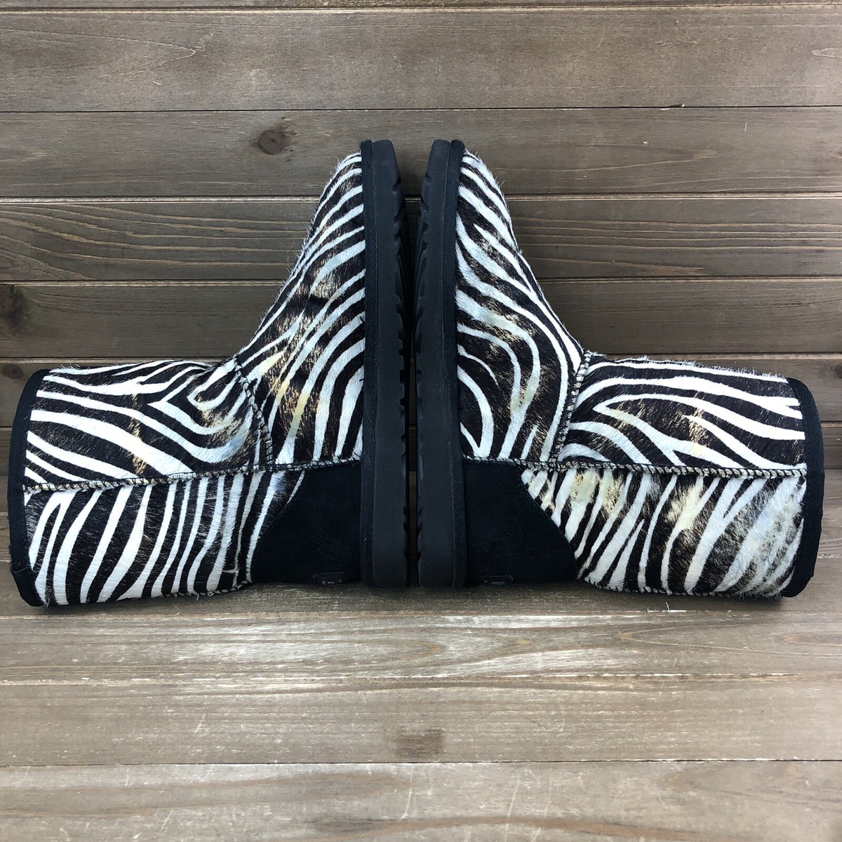 Botas Ugg Com Estampa De Zebra Ugg's Y2K Style Classic (Gallery And