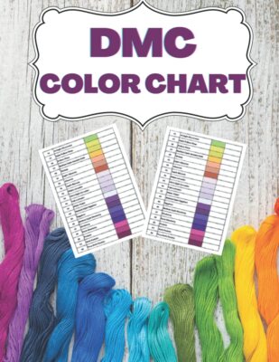 DMC Color Chart Full threads color chart DMC named and numbered ...