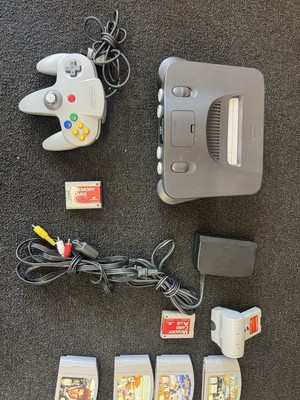 Nintendo 64 Bundle N64 Console Ultimate Bundle 10 Games 1 Controllers ...