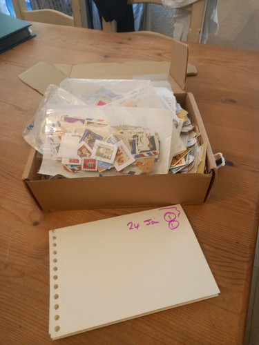 stamps job lot Box Full Stamps In Packs Mostly On Paper Nice Lot | eBay UK